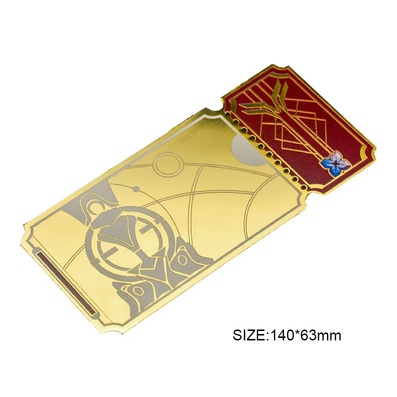 Honkai: star rail ticket metal bookmark sưu tầm quà tặng | Shopee Việt Nam