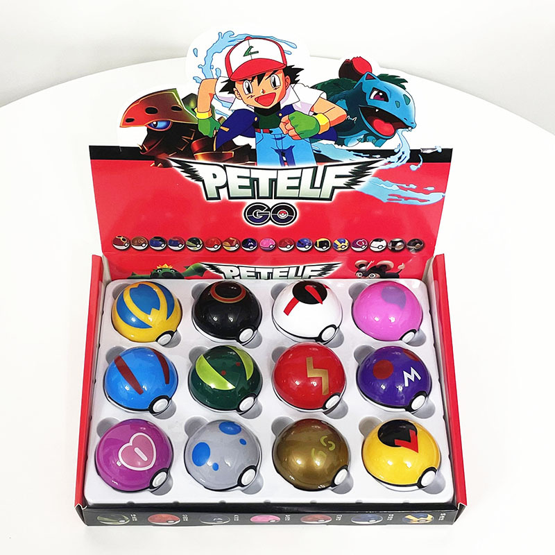 12 cái / bộ anime pokemon poke ball master ball ultra ball love ball ...