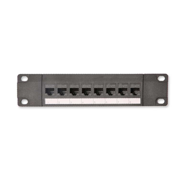 Patch Panel 8port Thanh đấu nối 8 cổng CAT5E CAT6 UTP 1u lắp tủ rack 19 ...