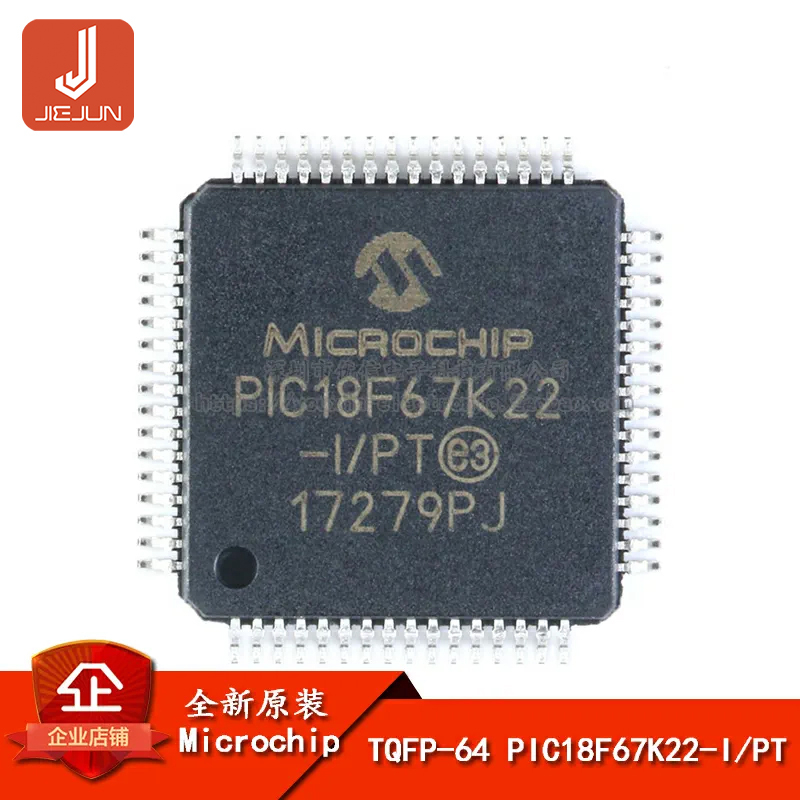 Ic bản vá chính hãng pic18f67k22-i / pt pic18f67k22-ipt tqfp-64 chip vi điều khiển 8-bit ...