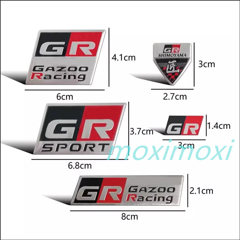 3d metal gr sport logo vô lăng biểu tượng trung tâm bảng điều khiển ...