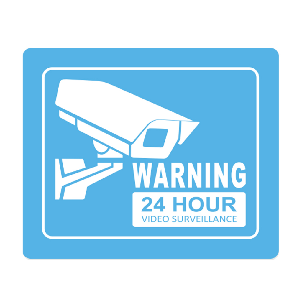 Cảnh báo sticker cctv security self-adhensive safety sticker ...