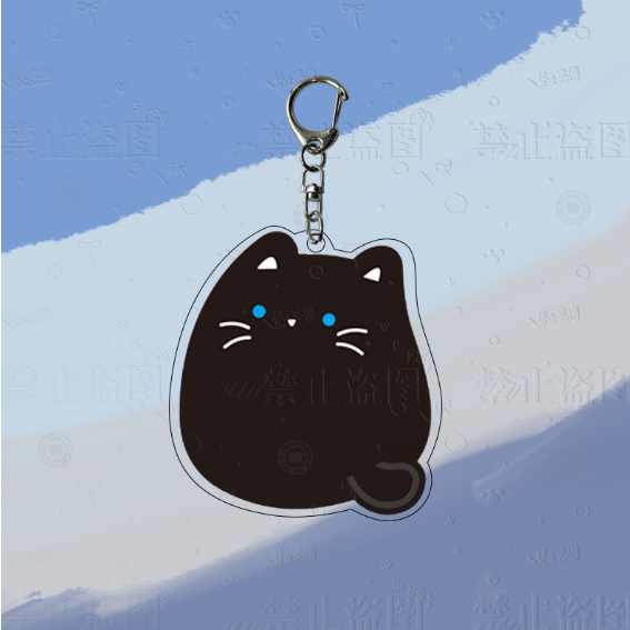 Anime cartoon dễ thương kitten keychain dễ thương cat acrylic keyring ...