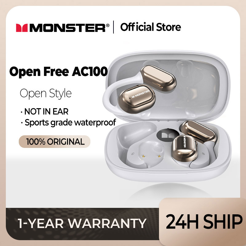Monster Open Ear AC100 Tai Nghe Bluetooth Không Dây Chống Nước Điều ...