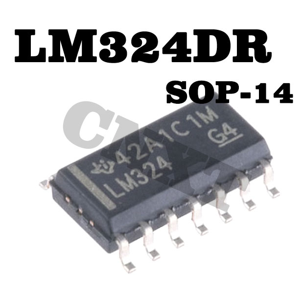 10pcs Mới LM324 LM324 LM324DR SOP-14 Bộ khuếch đại hoạt động bốn lần Chip IC | Shopee Việt Nam