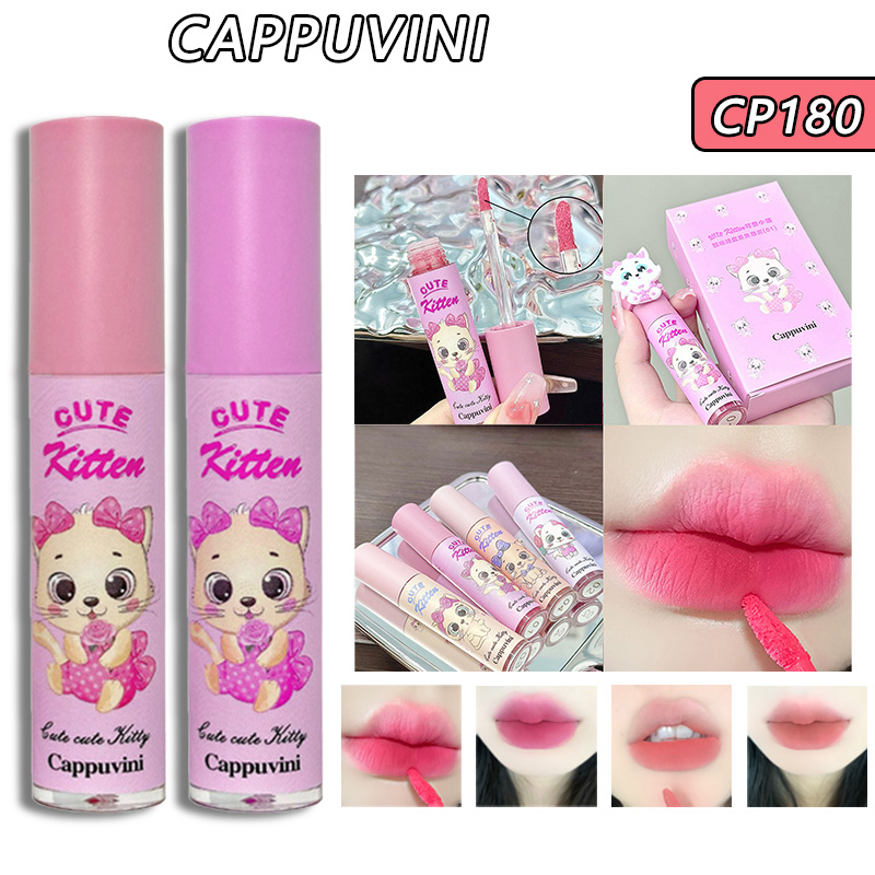 Cappuvini cat matte moisturizing lip clay 2.5g nhiều màu có sẵn ...