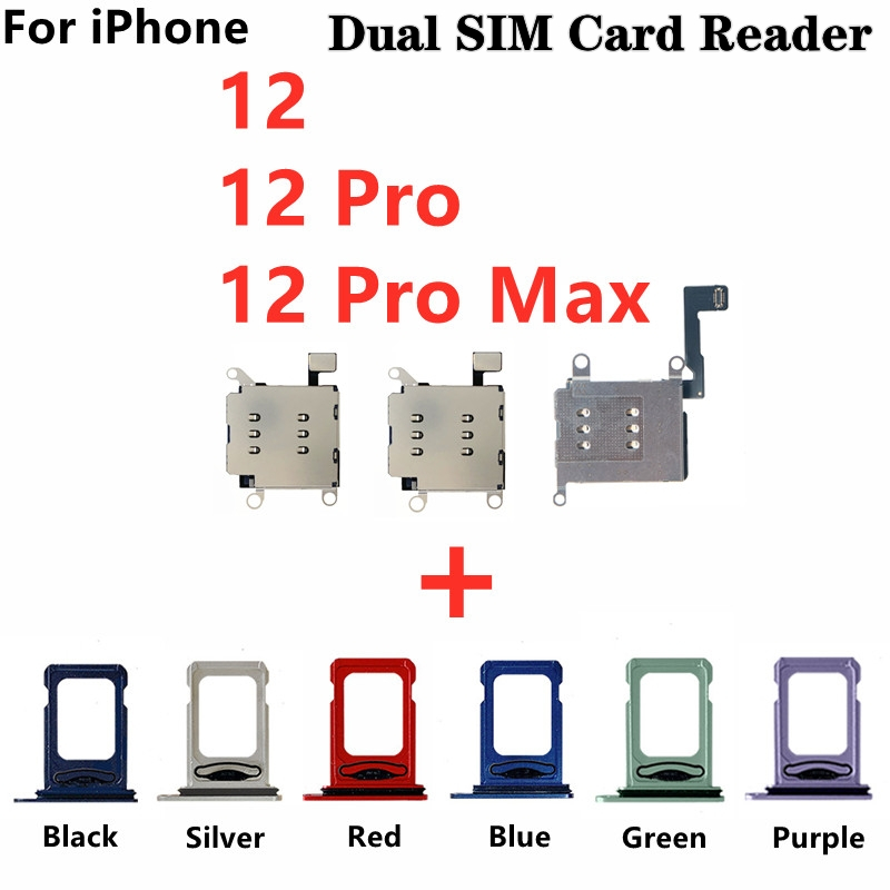 Đầu Đọc Thẻ sim + Khay Đựng Thẻ sim Thay Thế Chuyên Dụng Cho iphone 12 ...