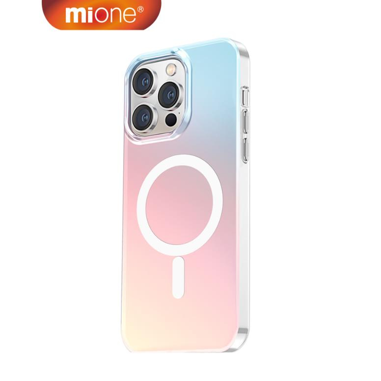 Mione Ốp Điện Thoại Từ Tính Trong Suốt Màu Cầu Vồng Cho Iphone 15 pro ...