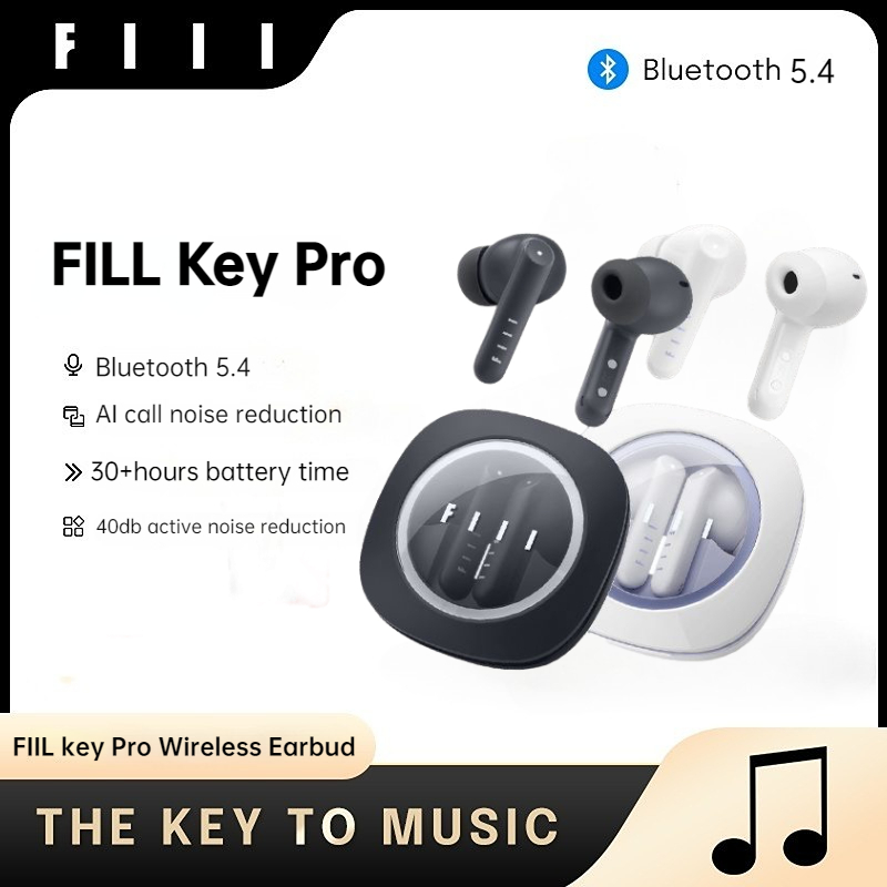 Tai nghe không dây FIIL Key Pro True Wireless Giảm tiếng ồn chủ động Bluetooth 5.4 Tai nghe ...
