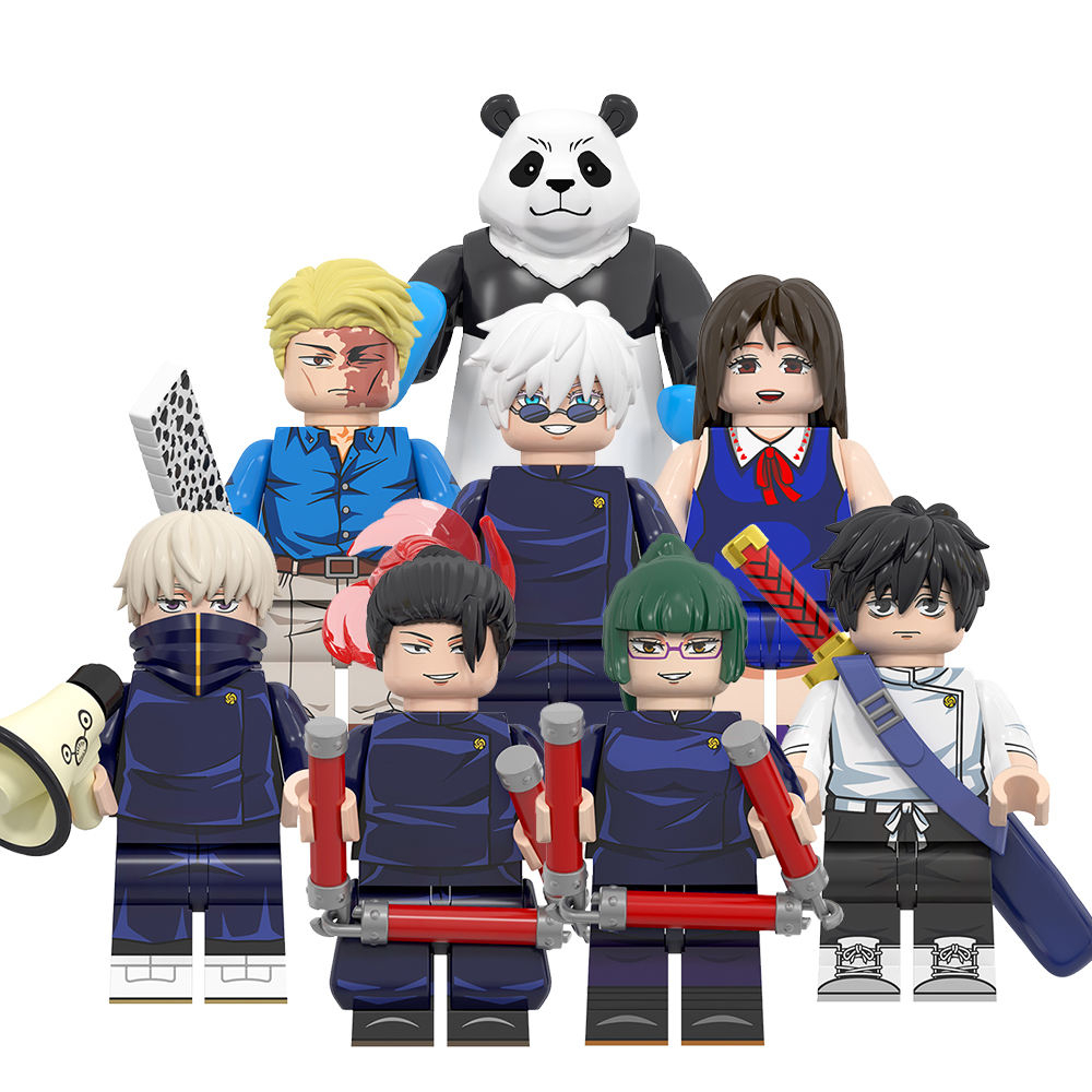 Khối Mô Hình Đồ Chơi jujutsu kaisen anime gojo satoru panda wm6140 ...