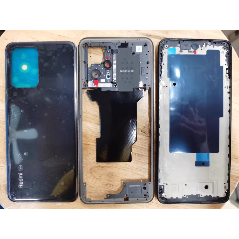 Vỏ đầy đủ cho Xiaomi Redmi Note 11T Pro 22041216C Khung Giữa Lcd Khung Trước + Ốp điện thoại Pin ...