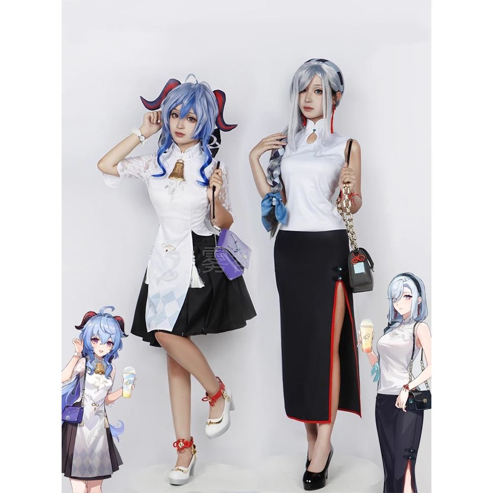 [Sẵn Sàng] Genshin Impact X HEYTEA Trang Phục Hóa Trang Ganyu Shenhe ...