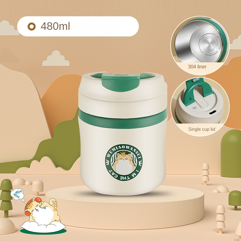 Cốc giữ nhiệt dung tích 480ml/580ML, ly giữ nhiệt nắp chống tràn, lõi inox 304 an toàn sức khỏe ...