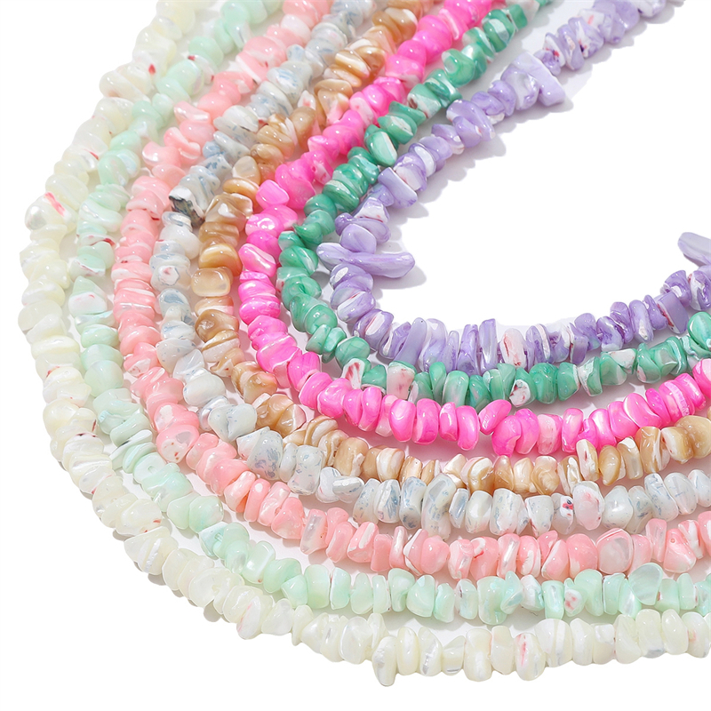 Chuỗi Hạt Ngọc Trai Hình Vỏ Sò 7-8mm 15 "38cm Tự Làm Trang Sức Tiện Dụng | Shopee Việt Nam