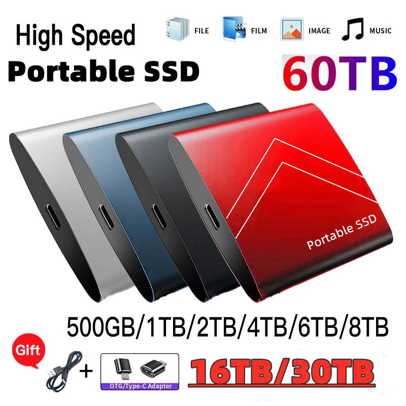 Ổ Cứng Ngoài mini ssd type-c / usb3.1 Tốc Độ Cao 16tb 30tb 60tb 128tb | Shopee Việt Nam
