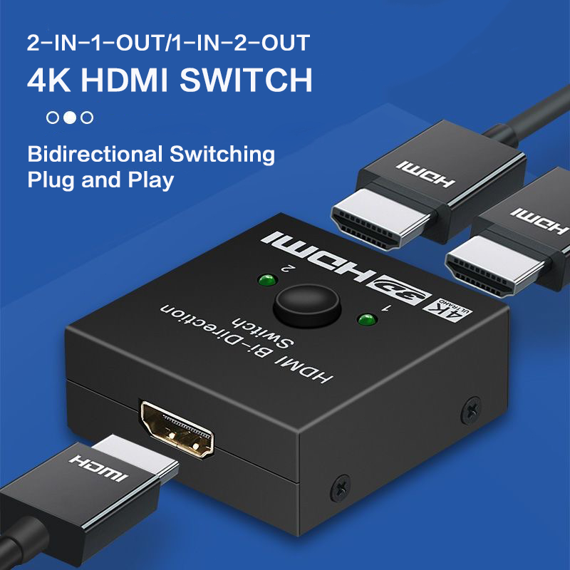 Bộ Chuyển Đổi hdmi ultra hd 4k 3d hdr hdcp ps4 xbox 2 Trong 1 | Shopee ...