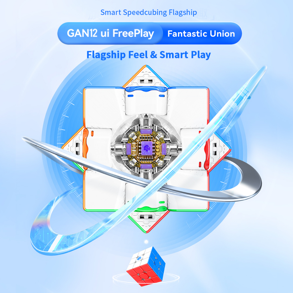 Gan 12 Ui FreePlay 3x3 Magnetic Cube Speed Professional Gan 12 Ui Free ...
