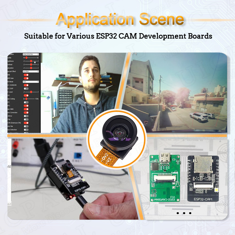 Mô Đun Camera OV2640 Cho ESP32 CAM 2.4G Wifi 200 222 30 45 120 160 Độ ...