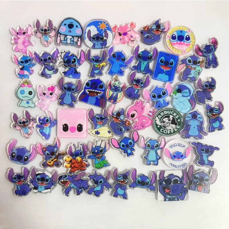 Bộ 5 Kẹp Tóc Hình stitch 2cm Bằng acrylic Trang Trí Tủ Lạnh Abomination ...