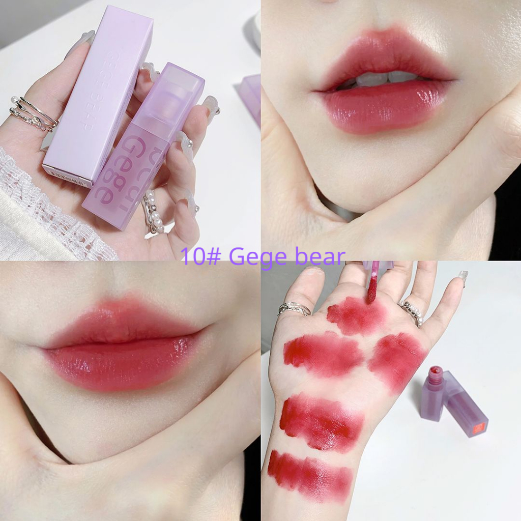 Gegebear Son Bóng Màu Nhung Lì Dưỡng Ẩm Kháng Nước Lâu Trôi hazy ...