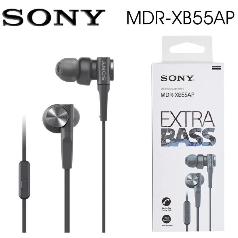 Tai Nghe Nhét Tai SONY MDR-XB55AP Có Micro Jack 3.5mm Âm Thanh Siêu ...