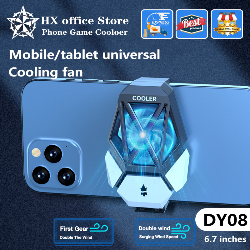 Hx Quạt Tản Nhiệt Di Động dy08 Có Thể Điều Chỉnh Và Sạc Lại Kèm Đèn ...
