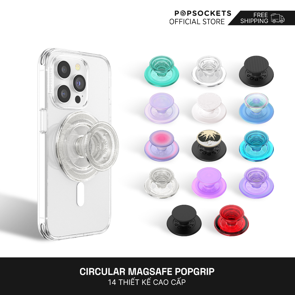 Giá đỡ điện thoại POPSOCKETS cao cấp cho sạc không dây magsafe | Shopee Việt Nam