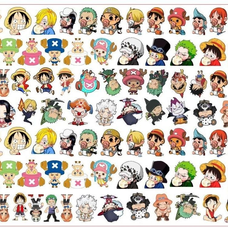 Miếng Dán 2cm Bằng acrylic Hình one piece Trang Trí Tủ Lạnh diy charm cham chamr | Shopee Việt Nam