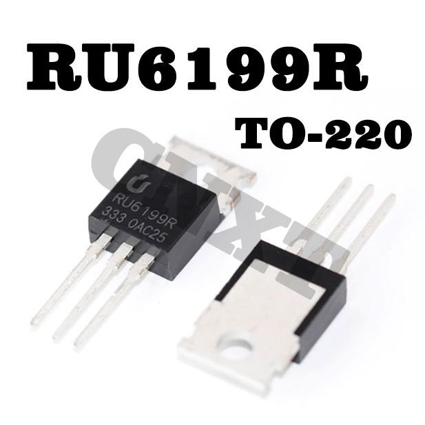 10pcs Mới Nguyên bản RU6199 RU6199R TO-220 Hiệu ứng trường công suất cao MOS Ống N Kênh | Shopee ...