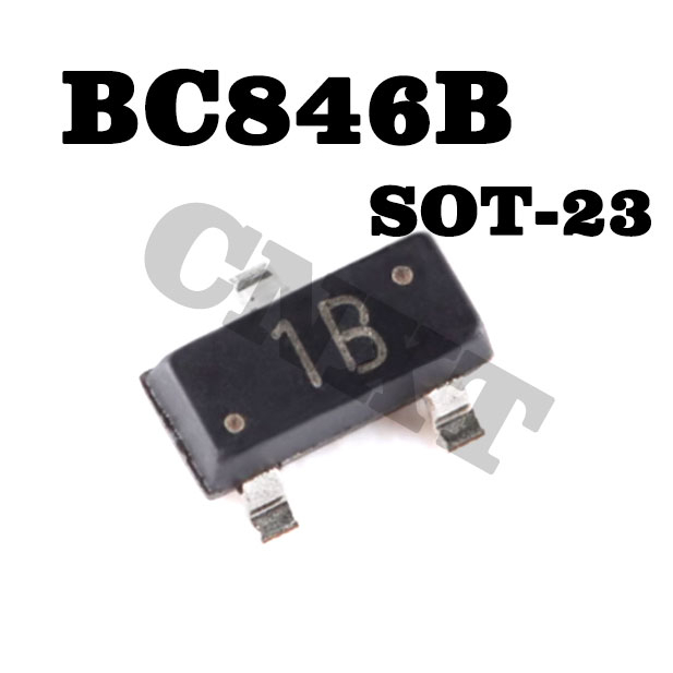 100pcs BC846B 1B SOT-23 Bóng bán dẫn NPN 65V/0.1A | Shopee Việt Nam