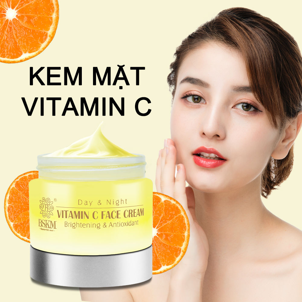 Bskm Kem Dưỡng Da Mặt vitamin c Làm Sáng Da Loại Bỏ Đốm Đen Làm Trắng ...