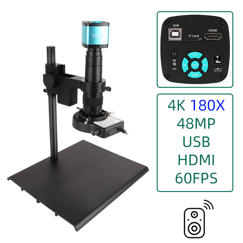 1080P HDMI USB Industrial Video Microscope Digital Video Microscope ...