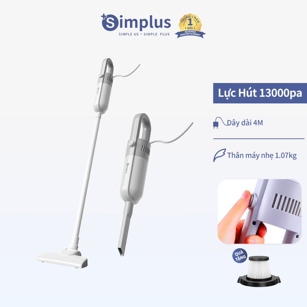 Máy hút bụi Simplus cầm tay có dây 13000PA công suất cao 400W XCQH002 | Shopee Việt Nam