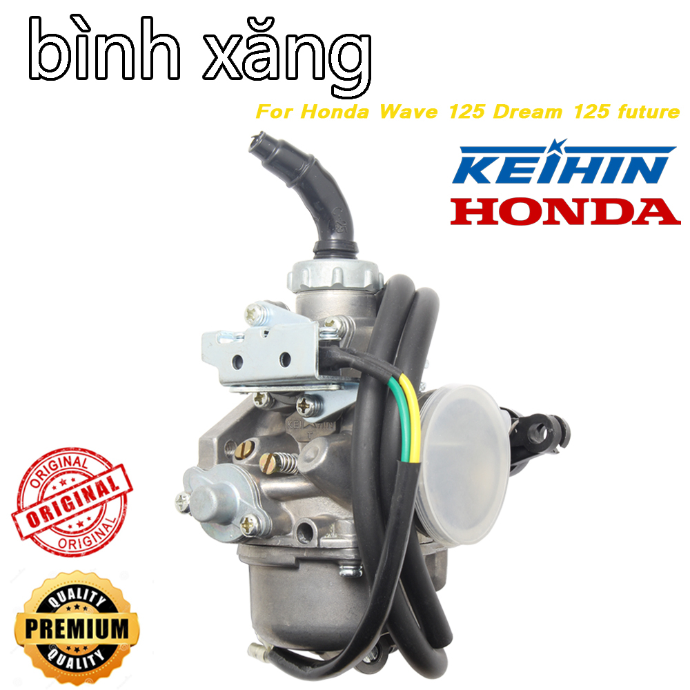 BÌNH XĂNG CON E ĐIỆN 125 lên ga nổ máy gắn dream,wave,future,cub,67 ...
