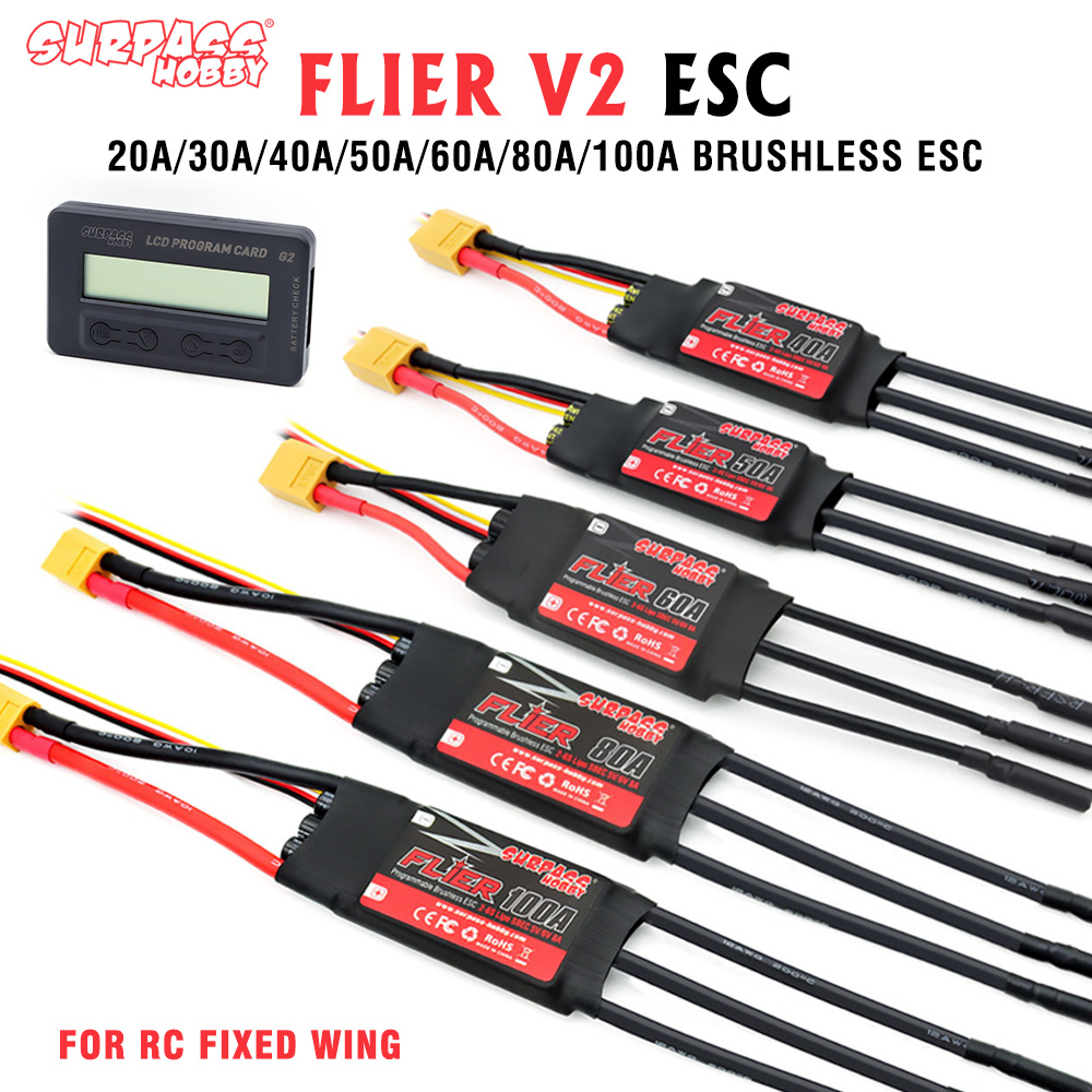 Bộ Điều Khiển Tốc Độ Không Chổi Than esc 20a 30a 40a 50a 60a 80a 100a 2 ...