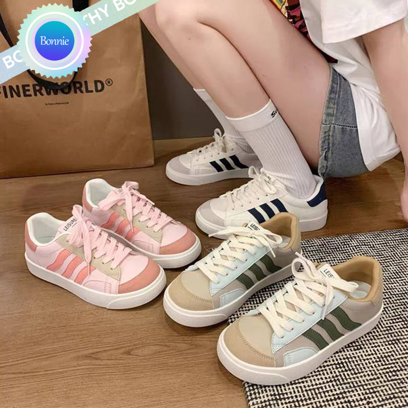 Bonnie Cathy Bonnie cathy Giày Vải canvas Màu Trắng Thoáng Khí Thoải Mái Thời Trang Phong Cách ...