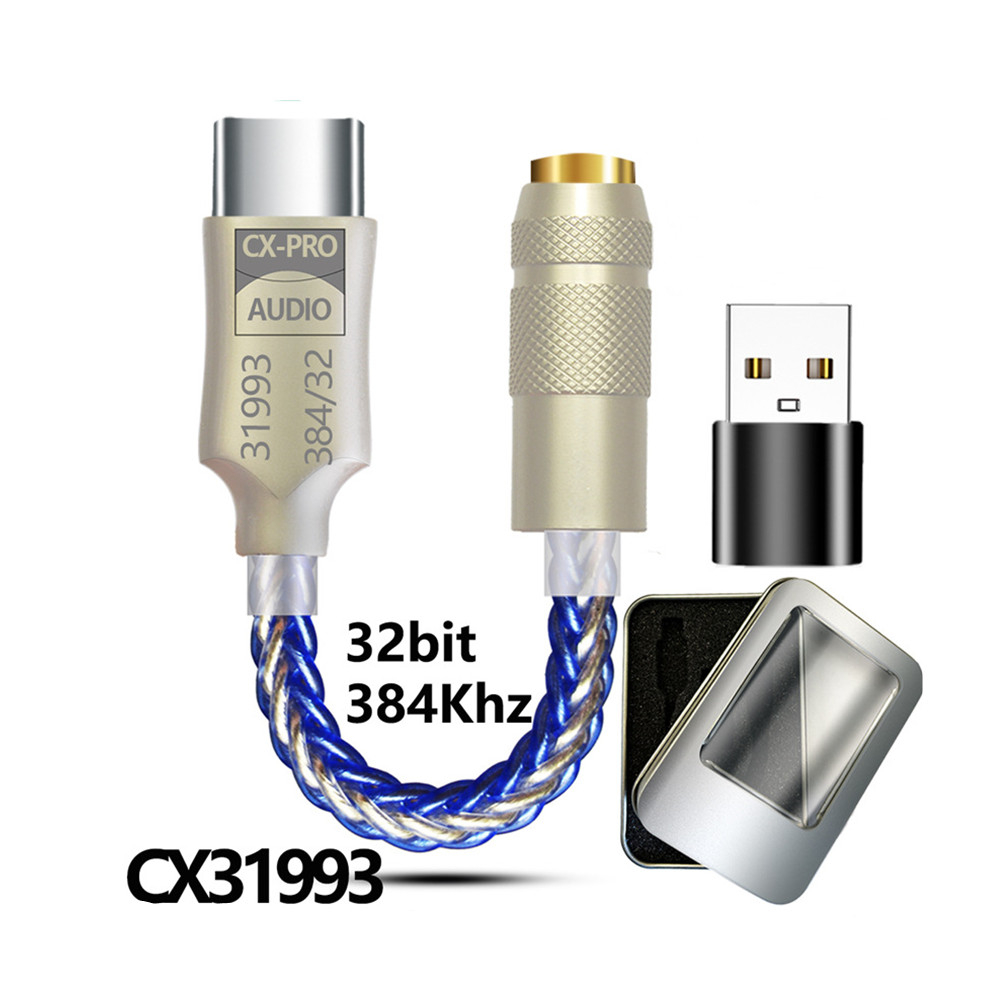 Conexant CX31993 USB Type C Tai nghe DAC Amp Đầu ra 3,5 mm SNR128dB PCM ...