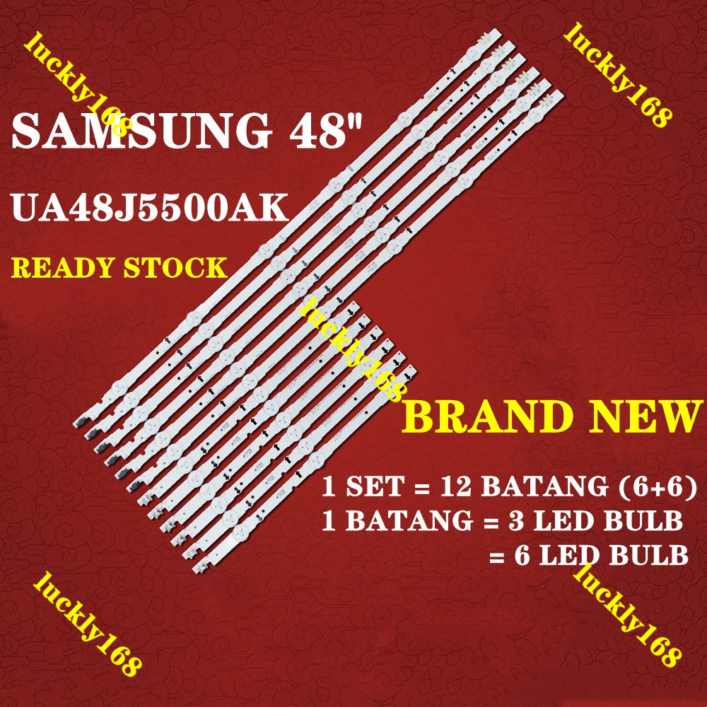 Mới 1 Bộ Đèn led tv Cho samsung 48 "ua48j5500ak / Ua48H552Ar ...