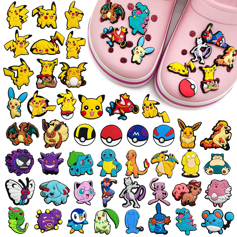 CROCS Bán Chạy 1 Ghim Trang Trí Dép Kẹp Hình pokemon jibbitz Hoạt Hình ...