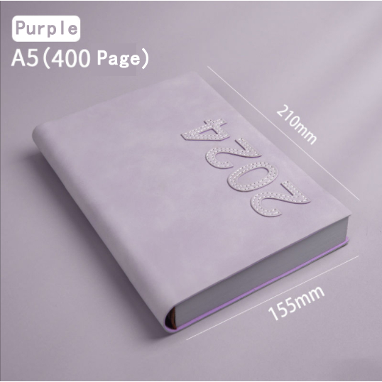 Sổ Tay Ghi Kế Hoạch Khổ a5 400 Năm 2024 planner notebook Daily A5 Tiện Lợi | Shopee Việt Nam