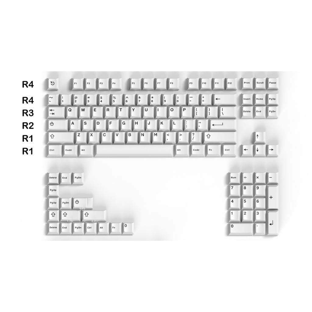 AiFei ICON keycaps GMK WOB BOW P5 cherry profile Double Shot ABS keycap ...