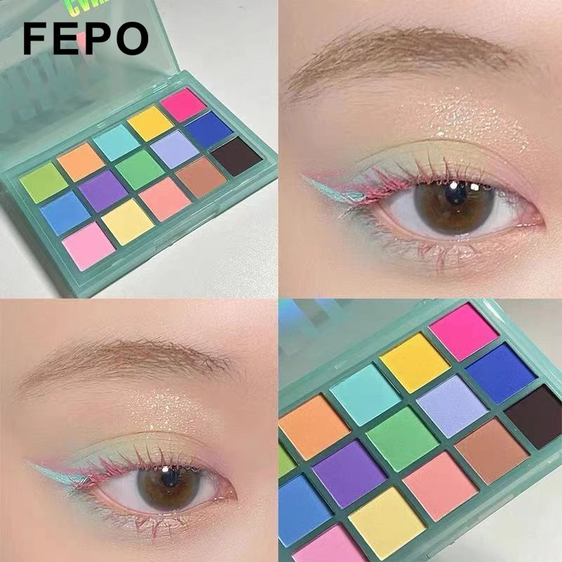 Bảng phấn mắt FEPO 15 màu tự nhiên không dễ phai màu phong cách Âu Mỹ ...