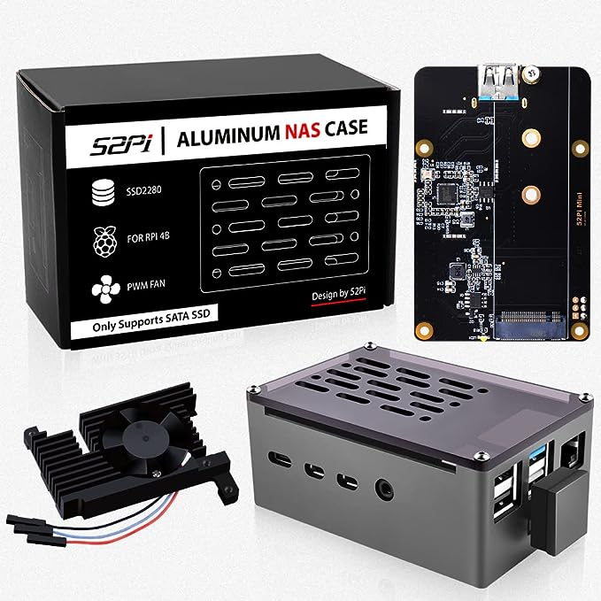 Bảng Mạch Chuyển Đổi 52pi raspberry pi 4 pi 4 Bằng Hợp Kim Nhôm Kèm ...