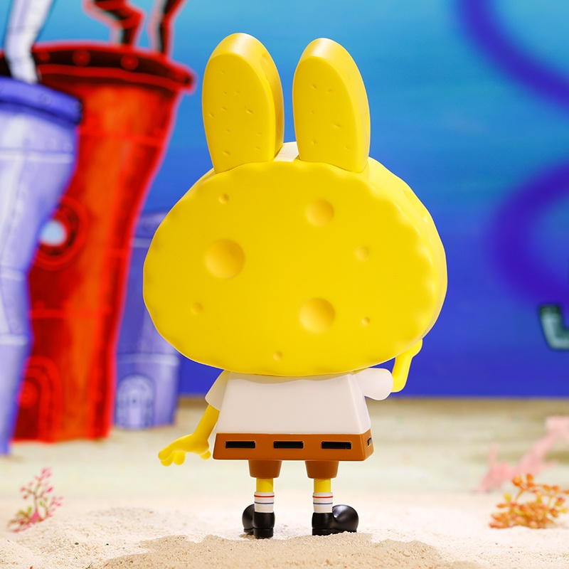 Pop Mart Labubu x Spongebob Figurine Bức Tượng Nhỏ Bọt Biển pop mart ...