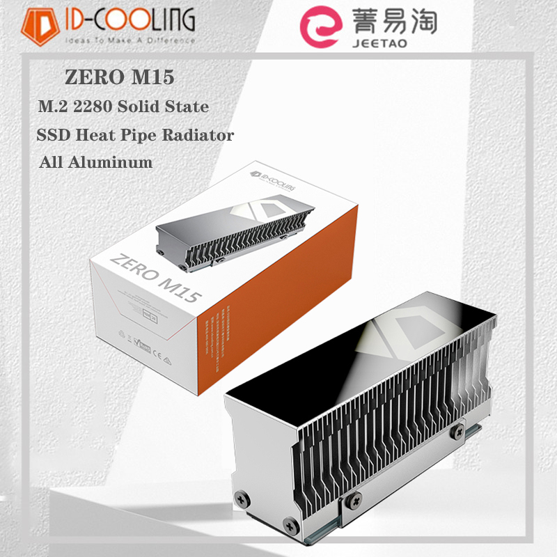 ID-COOLING ZERO M15 M.2 2280 Solid State Drive SSD Heat Pipe Radiator ...