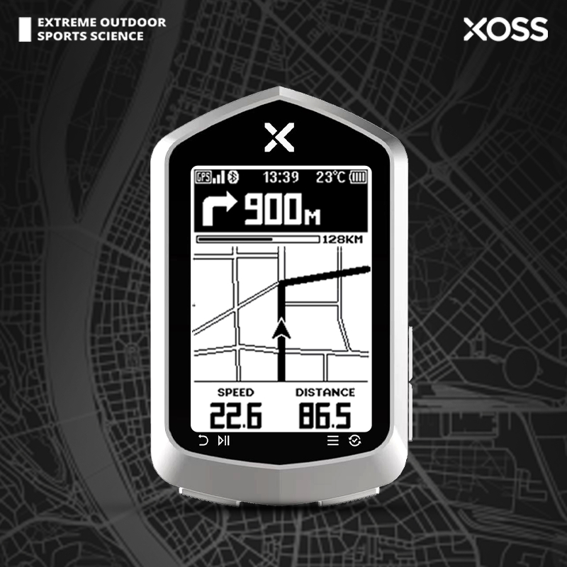 Xoss nav pro Đồng Hồ Đo Tốc Độ Không Dây 2.4 inch bluetooth ant ...