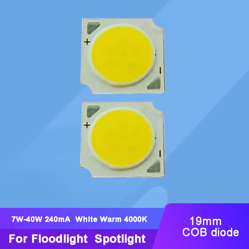 Bộ 2 Đèn led cob 240ma 7w - 40w 4000k + Đế Vuông 19mm Chất Lượng Cao ...