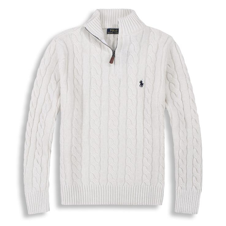 Áo len dài tay nửa khóa nam Ralph Lauren ấm áp mùa thu đông áo len xoắn ...