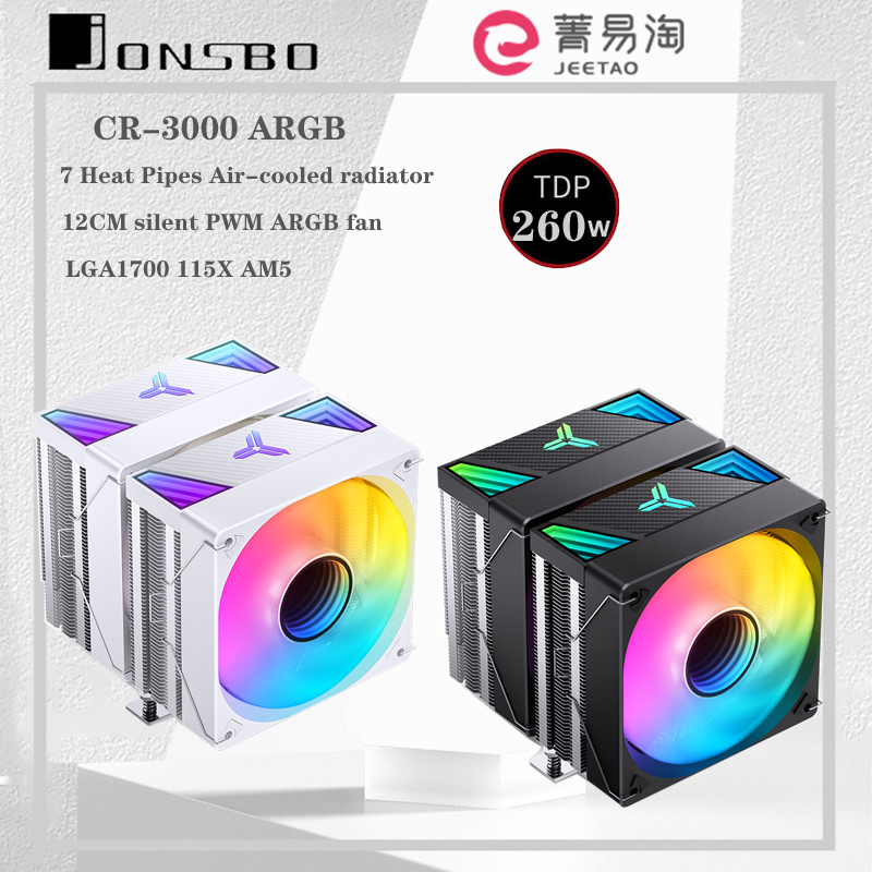 Jonsbo CR-3000 CPU Cooler 7 Ống Nhiệt Tản Nhiệt Tháp Đôi Tản Nhiệt 120 ...