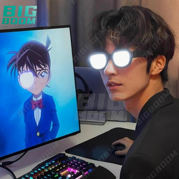 kính conan phát sáng LED cosplay | Shopee Việt Nam